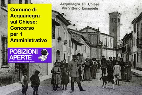 Comune di Acquanegra sul Chiese | Concorso per 1 Amministrativo