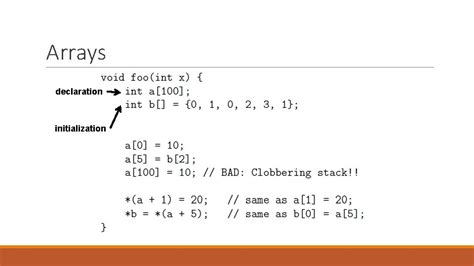 Introduction To C Cs 3410 Basics Of C