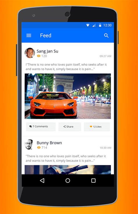 Mobile Ui Android Lollipop V5 1 1 On Behance