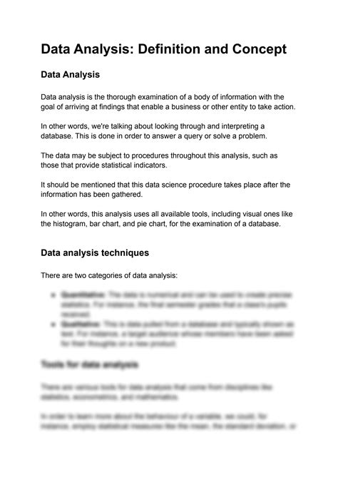 Solution Unlocking The Power Of Your Data Understanding The Definition And Concept Of Data