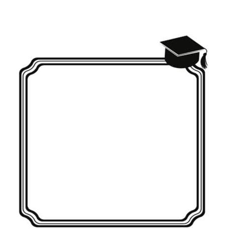 Download Octagon Shaped Graduation Frame Frames Online Creative Fabrica
