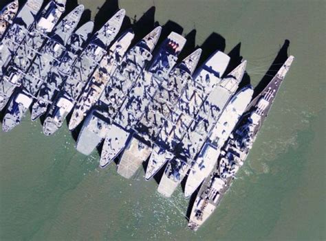 The Eerie Ghost Fleet At Suisun Bay A Collection Of Us Navy And