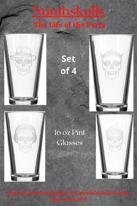 Numbskulls Pint Glasses Glassware Pint Glasses