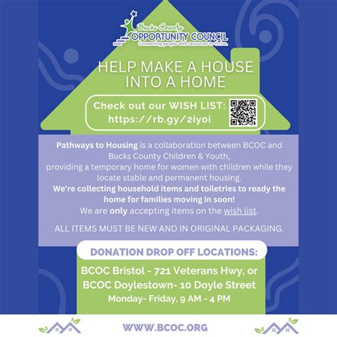 Bucks County Opportunity Council On Linkedin Bcoc Is Collecting New