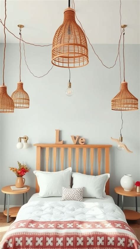 35 Stunning Boho Bedroom Lighting Ideas Handy Keen