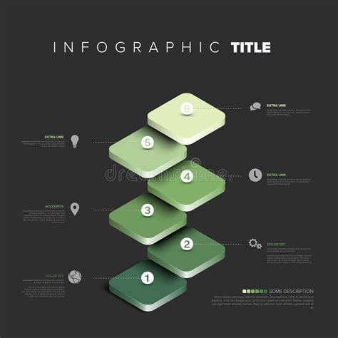 Infographic Steps Chart Modern Process Diagram With Numbered Levels