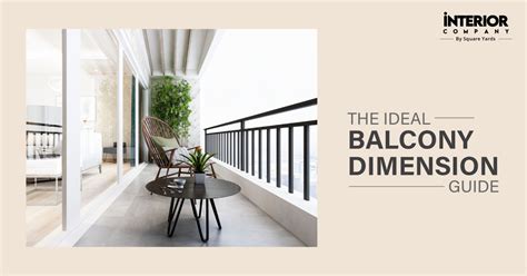 The Ultimate Guide To Balcony Size And Dimension