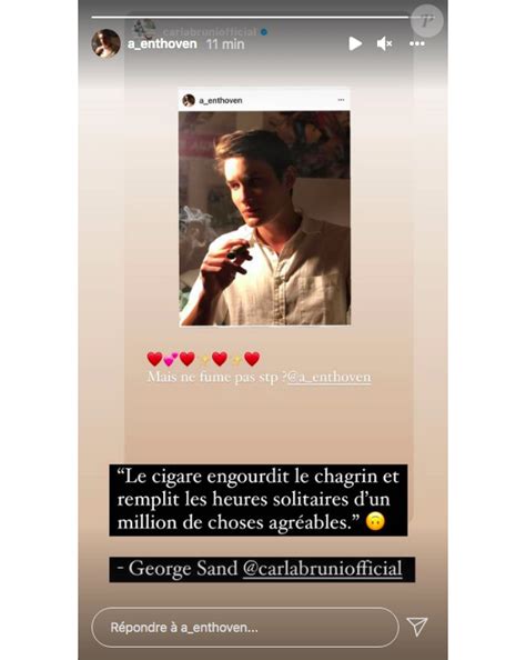 Carla Bruni Son Fils Aurélien Un Cigare à La Main Se Prend Pour Un