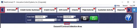 washconnect webhelp version 1 7 4 home get started workspace tabs