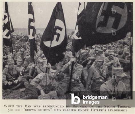 Image Of Nazi Stormtroopers Of The Sturmabteilung Sa The Brownshirts