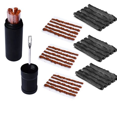 Bike Tubeless Tire Repair Kit With 35 Strips For Mtb And Road Bicycles Easy Flat Fix Tool