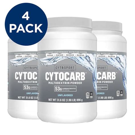 Cytocarb Powder Supplement Unflavored 4 Pack Cannon Sports