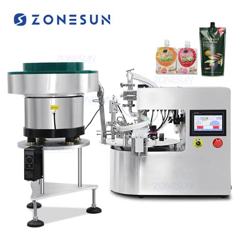 Desktop Spout Pouch Filling Capping Machine