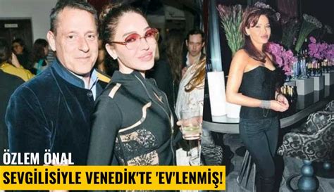 Özlem Önal Sevgilisiyle Venedikte Evlenmiş