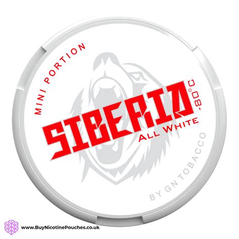 Siberia Snus Mini Snus Buy Nicotine Pouches Uk Snus Club