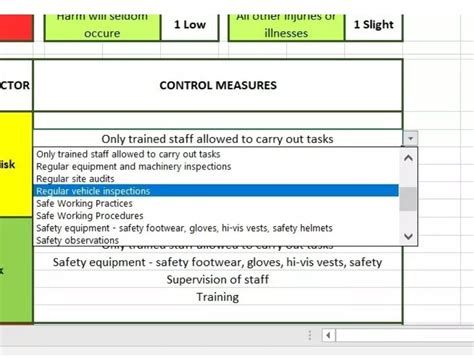 Editable Risk Assessment Template Etsy Uk
