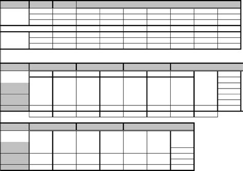 Size Chart Template