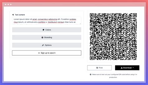 Generador De Código Qr Texto Qr Code Dynamic