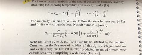 Solved 42 Perform An Integral Analysis Of The Natural