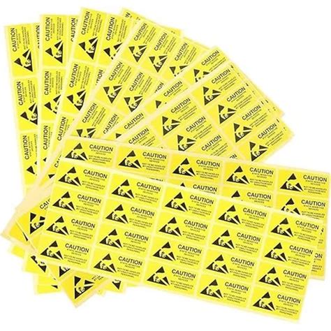 Clean Room Warning Caution Labels Color Yellow At Best Price In