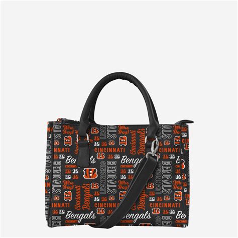 Cincinnati Bengals Spirited Style Printed Collection Purse Foco