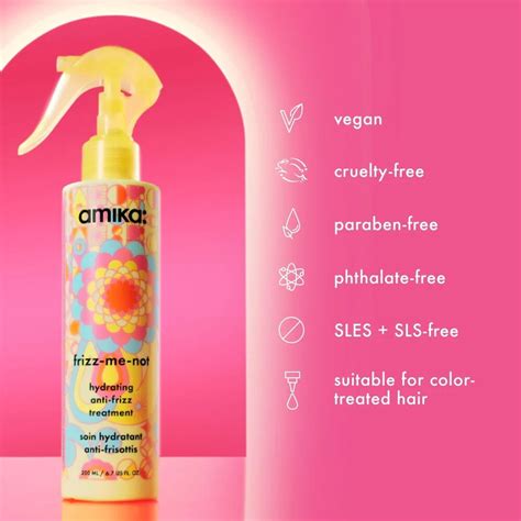 Amika Frizz Me Not Hydrating Anti Frizz Treatment 67 Oz Spray New