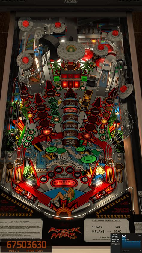 Attack From Mars Pinball 2000