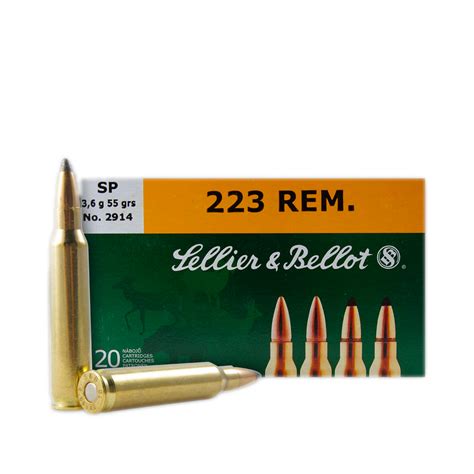 Sellier And Bellot 223 Rem 55gr Sp Total Sports
