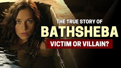 Who Was Bathsheba What Happened Between David And Bathsheba In The Bible Youtube