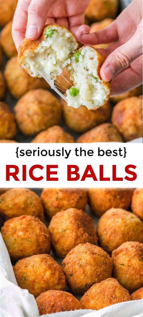 Cheesy Rice Balls Aka Arancini Are Classic Italian Deep Fried Rice
