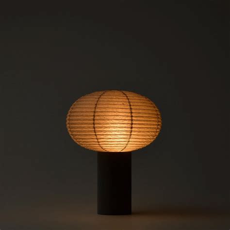 Japanese Washi Lamp Oval Ash Wood Rechargeable Light Nz Re Form