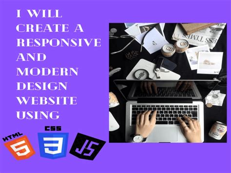 Responsive Html Css Javascript Website And According To A Modern Design Upwork