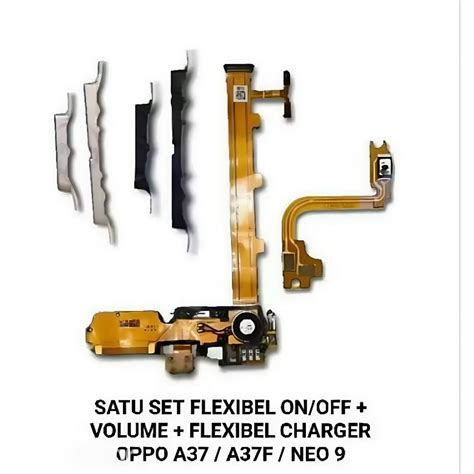 Jual 1 Set Flexible On Off Volume Konektor Charger Tombol Luar