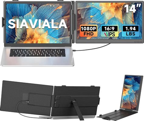 Siaviala 14 Laptop Screen Extender Portable Monitor For Laptops 13 17