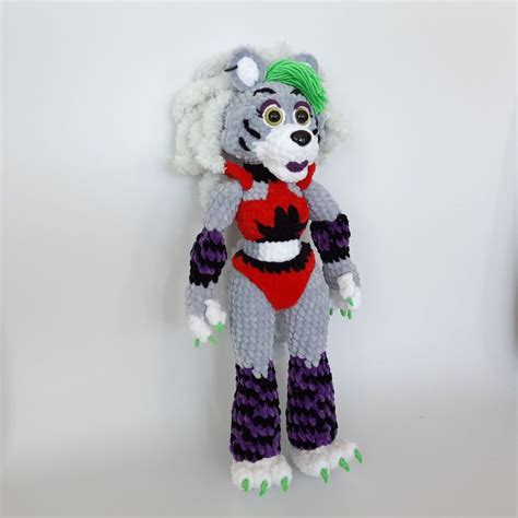 Crochet Roxanne Wolf Plush Toy Five Nights At Freddys Security Breach