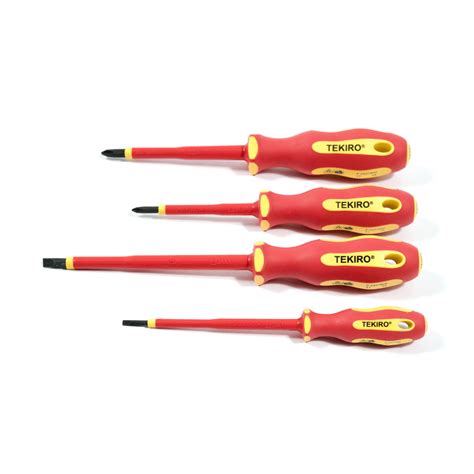 Insulation Screwdriver Set 4 Pcs Tekiro