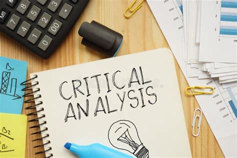 Critical Analysis Is Shown Using The Text Stock Image Image Of Safety Marker 263545451