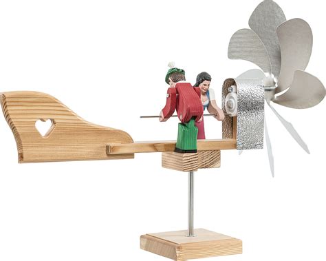 Windrad Klein Doppelt Mit Tiroler Und Frau