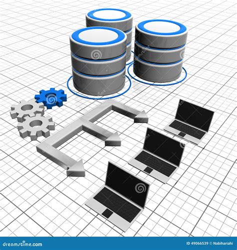 Data Base Icon Stock Illustration Illustration Of White 49066539