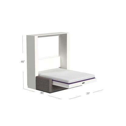 Murphy Bed With Sofa And Storage Cabinet Inovabed