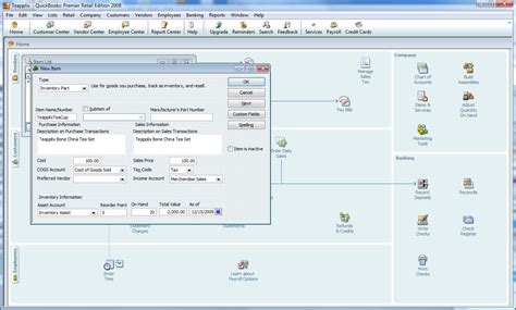 Create Inventory Items In Quickbooks