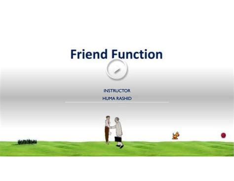 Friend Function Computer Programmingpdf