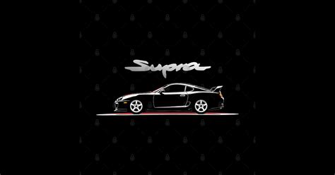 Toyota Supra Silhouette Supra Mk4 Sticker Teepublic