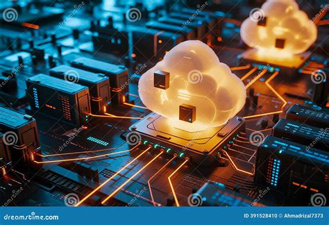 Futuristic Cloud Computing And Digital Data Transformation Technology