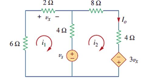 solved find i0 and vx using the linearity property for the