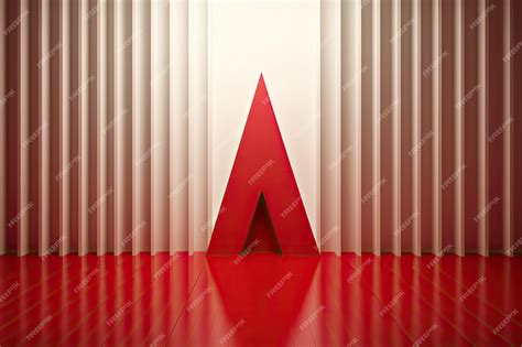 Premium Ai Image Automated Shifting A Crimson Backdrop With A Long