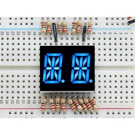Dual Alphanumeric Display Blue 0 54 Digit Height Pack Of 2 Adafruit 1908