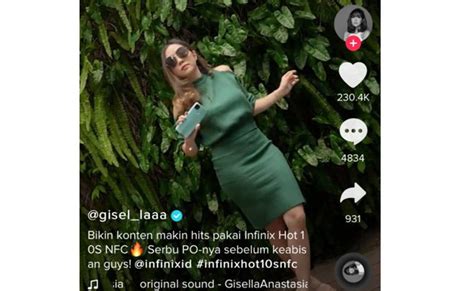 Video 11 Detik Gisel Kembali Bikin Geger Pakai Baju Serba Hijau Hingga