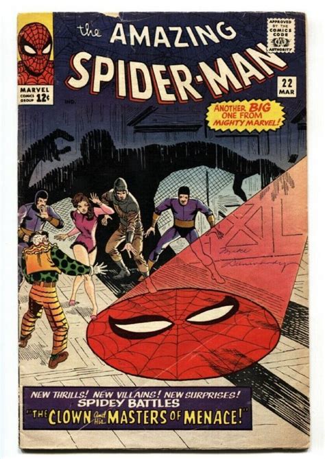 Amazing Spider Man 22 1st Princess Python 1965 Vg Comic Books