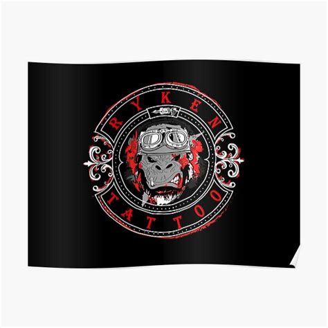 Ryken Tattoo Poster By Minadubudubu Redbubble